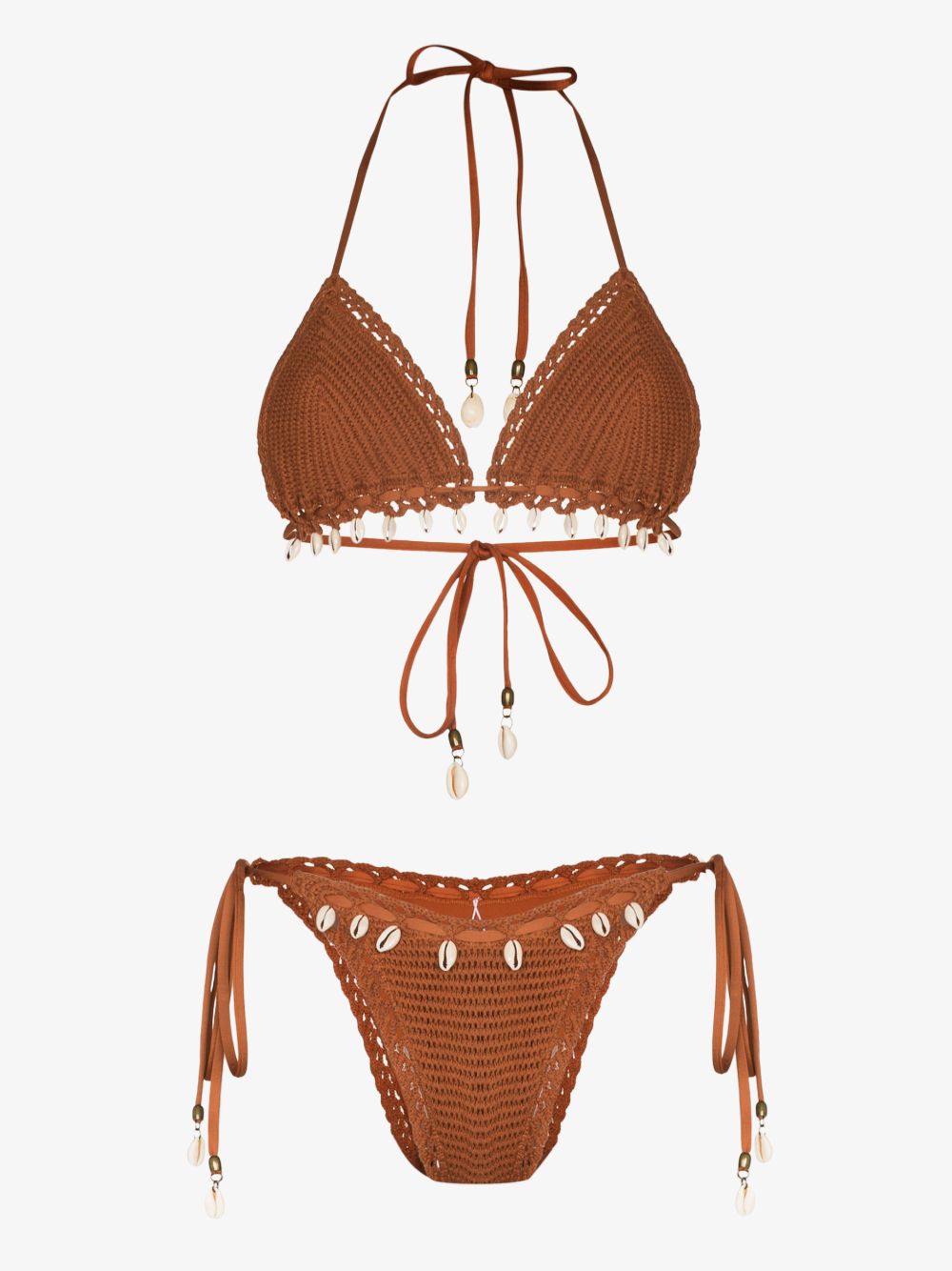 Zimmermann Andie Crochet Bikini Browns